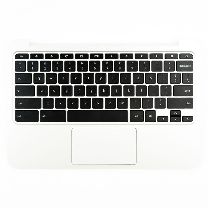 788639-001 HP Chromebook 11 G3/11G4 Silver Palmrest Touchpad US keyboard with Cable Assembly ...