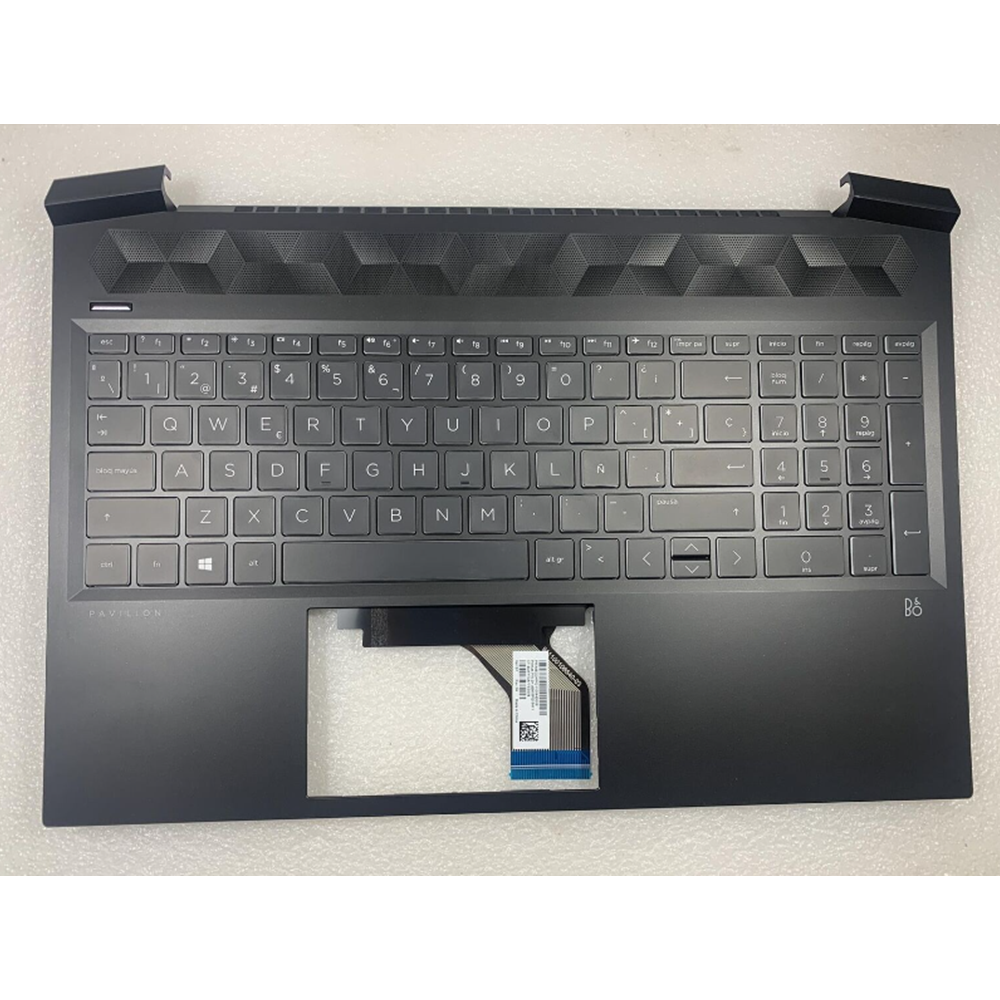 M09280-031 HP Pavilion Gaming 16-A Palmrest UK Keyboard Assembly Black ...